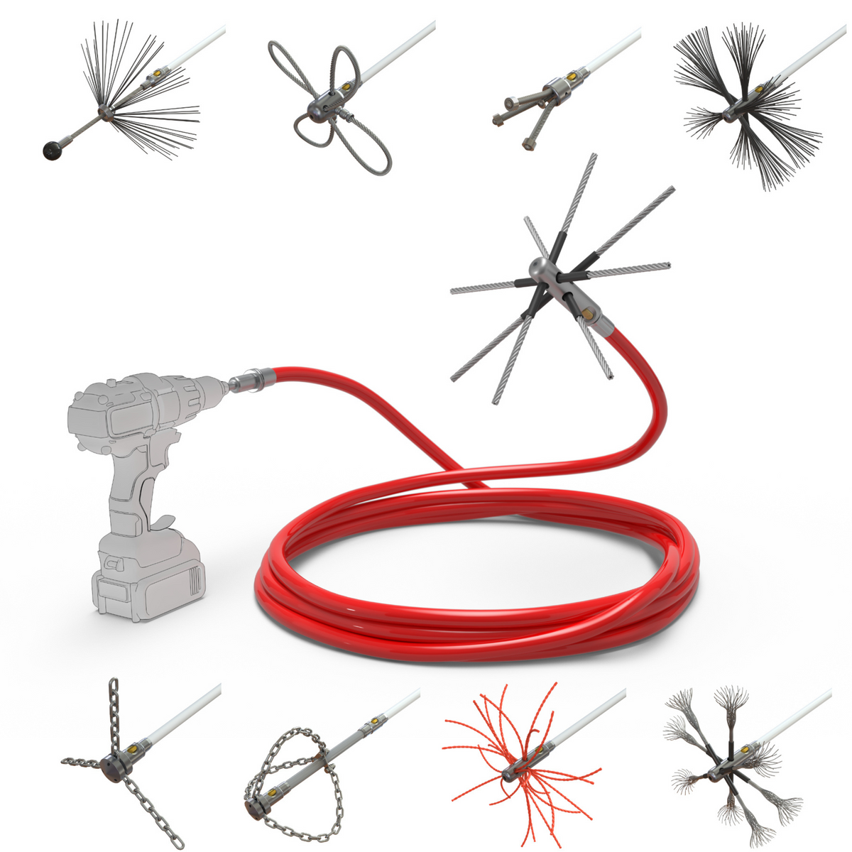 HANSA Tornado PRO Cobra Universal Cleaning Kit (⌀17) – Buyhansa
